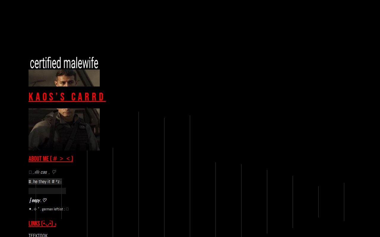 Kaos’s Carrd